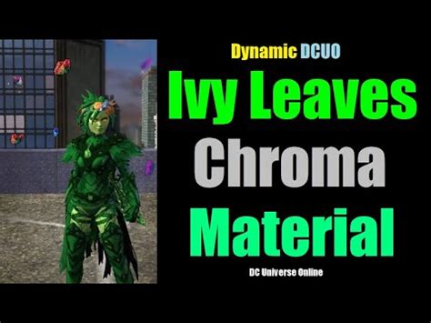 DCUO Ivy Leaves Chroma Material Springtime Event 2023 DC Universe