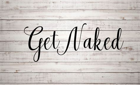 Get Naked Stencil DIY Craft Stencils Vinyl Stencil Wood Etsy
