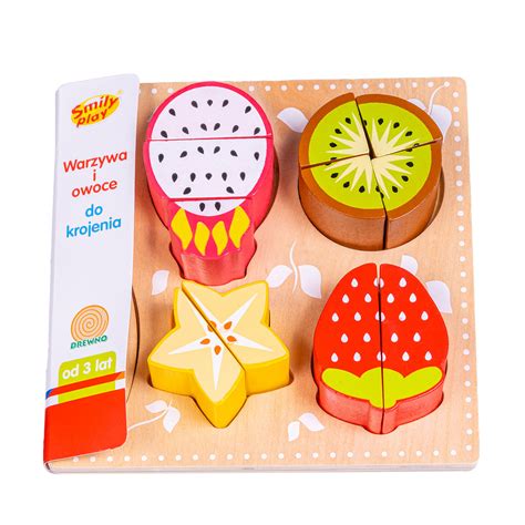 Smily Play Zabawka Edukacyjna Warzywa I Owoce Do Krojenia Smily Play