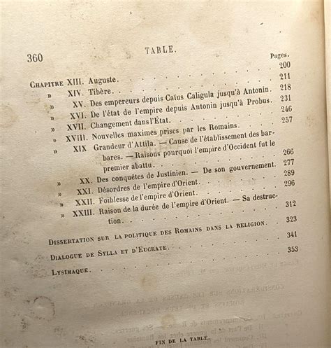 Consid Rations Sur Les Causes De La Grandeur Des Romans Et De Leur