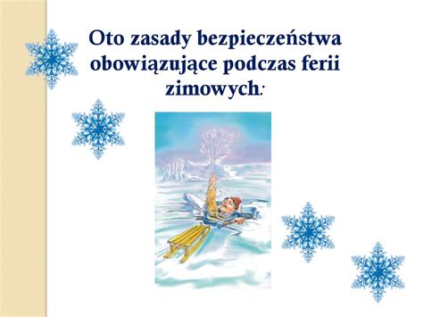 Bezpieczne I Zdrowe Ferie Zimowe Ppt Pobierz