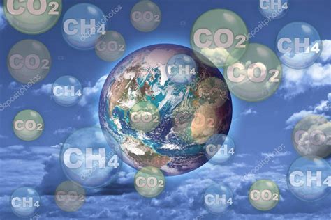 CO2 Di Xido De Carbono Y Emisiones De Gas Metano CH4 Las Dos