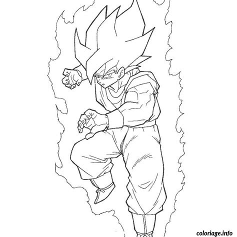 Coloriage Dragon Ball Z Super Sayen Jecolorie