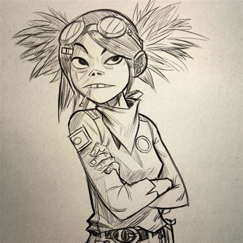 La Imagen Puede Contener Dibujo Gorillaz Fan Art Gorillaz Art Gorillaz