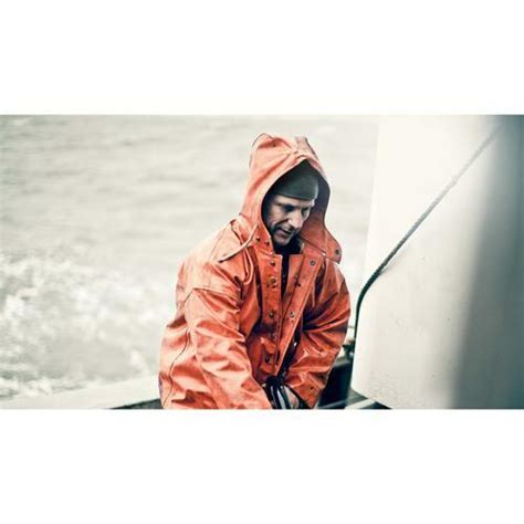 Grundens Brigg 40 Hooded Commercial Fishing Jacket Parka Rain Gear