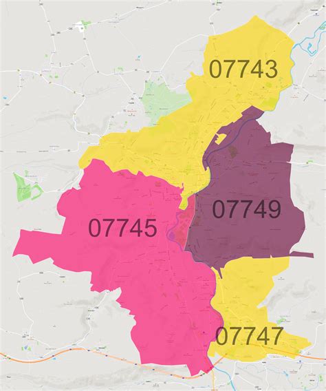 Jena Postleitzahlen Karte AtlasBig