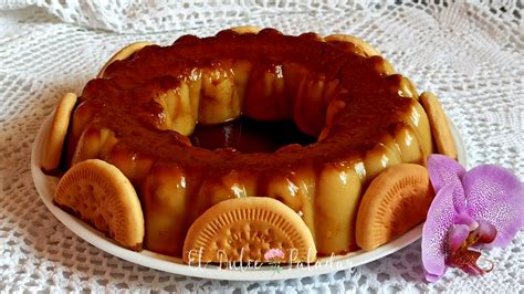 Flan de galletas maría sin horno El dulce paladar