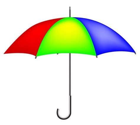Colorido paraguas gráficos vectoriales gratis Descargar vector