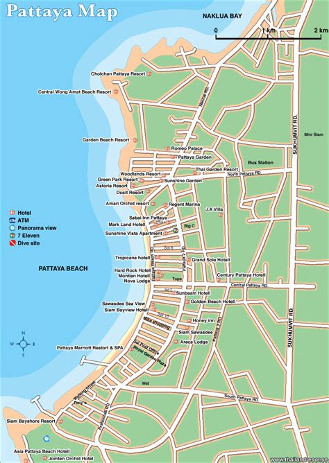 pattaya 泰国地图查询