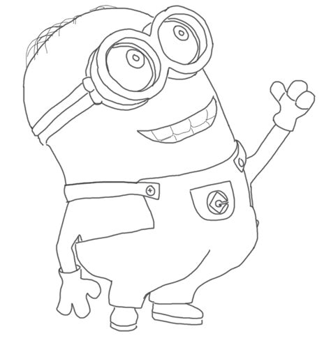 Dessins Gratuits à Colorier Coloriage Film Les Minions à imprimer