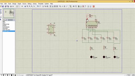 Traffic Light Using 555 Timer IC In Proteus YouTube