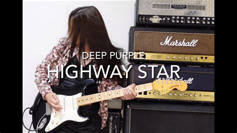 Deep Purple Highway Star Guitar Cover With Love To Mr Ritchie