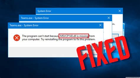 How To FIX All DLL File Missing On Windows 10 Problems YouTube
