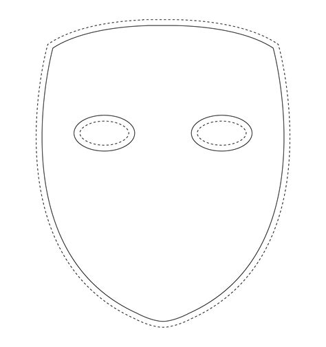 Printable Mask Template