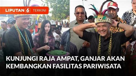 Sambut Ganjar Pranowo Masyarakat Raja Ampat Gelar Atraksi Perahu
