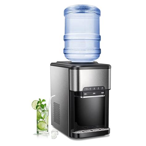 Buy R W FLAME 3 In 1 Countertop Water Cooler Dispenser With Ice Maker