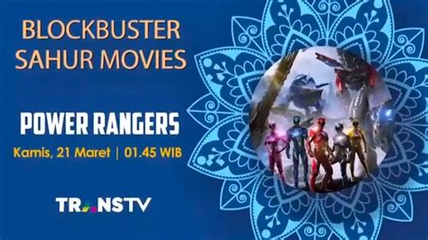 Jadwal Acara TransTV Hari Ini Kamis 21 Maret 2024 Ada Blockbuster