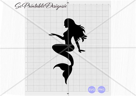 Zeemeermin silhouet svg zeemeermin svg marmaid png Etsy België