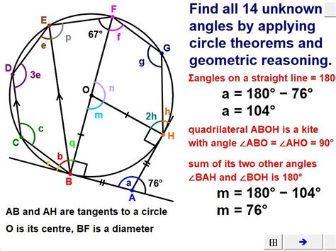 solve problems using circle theorems teaching resources