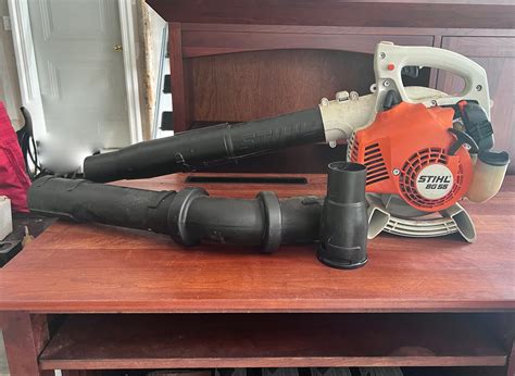 GAR STIHL BG 55 LEAF BLOWER WITH RAIN GUTTER LEAF ATTACHMENT 21616