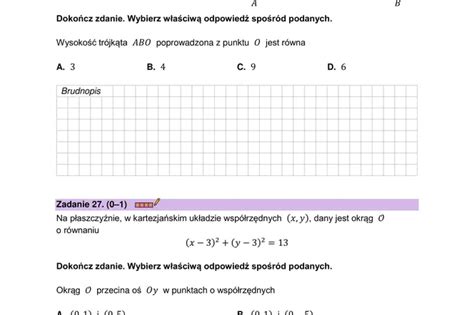 Matura Pr Bna Matematyka Zobacz Arkusz Cke Z Pr Bnej Matury Z