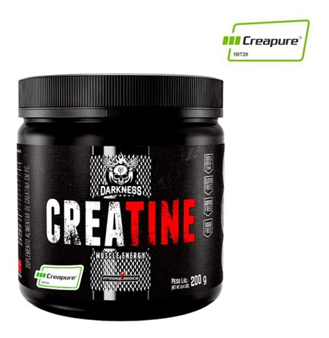Creatina Darkness 200g Integral Médica Selo Creapure Frete grátis