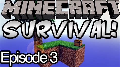 Minecraft Skyblock Survival Ep I M Falling Off The Edge Youtube