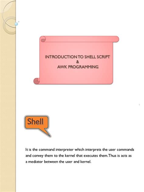 an introduction to shell scripting and awk programming pdf computer file filename