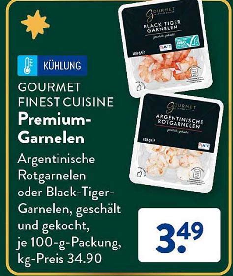 Gourmet Finest Cuisine Premium garnelen Angebot bei ALDI SÜD