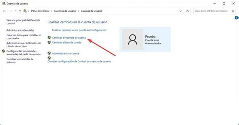 Cómo cambiar el nombre de un usuario en Windows 10