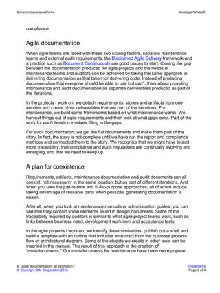 Is Agile Documentation An Oxymoron PDF
