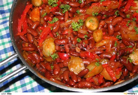 Erven Fazole A La Kat V Leh Recept Toprecepty Cz