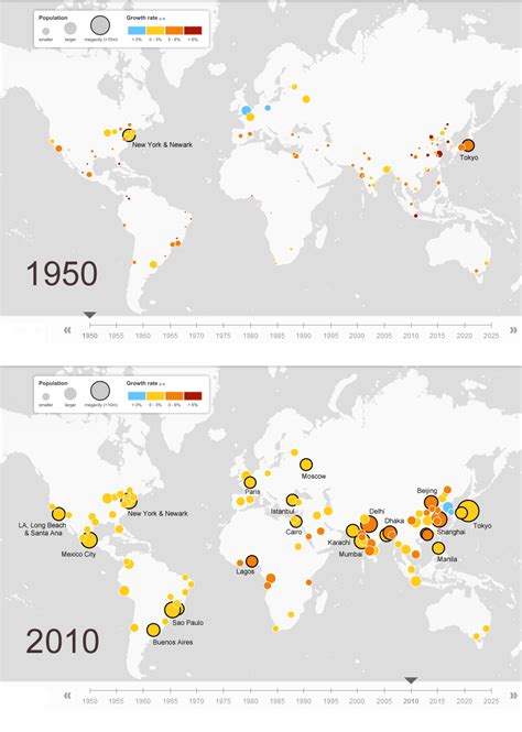 Megacities Around The World IndexMundi Blog
