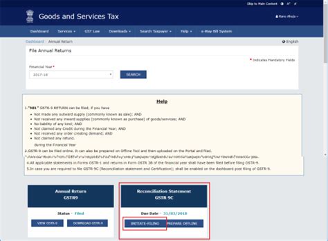 Step By Step Guide To File GSTR 9C Using Offline Utility