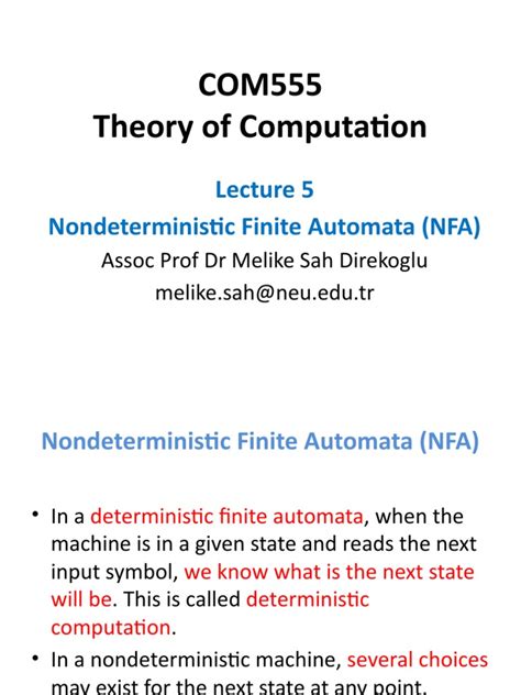 com555 theory of computation nondeterministic finite automata nfa pdf