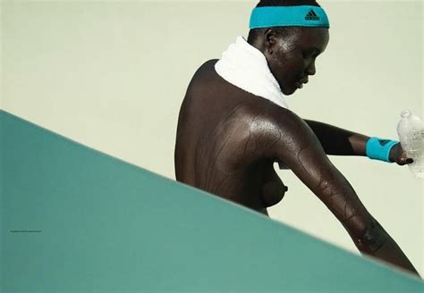 Ataui Deng Is Some Hot Black Fashion Nudity Of The Day
