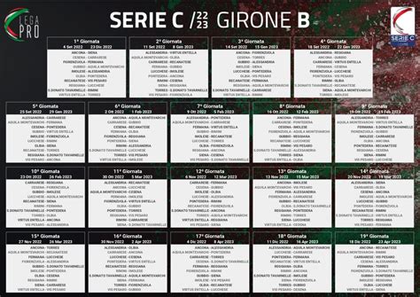 Serie B Calendario Nerta Florinda