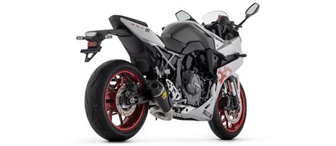 Arrow Exhaust System With Works Homologated Silencer Dark Nichrom For