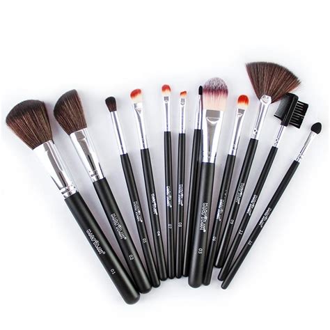 Kit 12 Pincéis Profissionais KP1 2E Purple Macrilan Mais Vaidosa