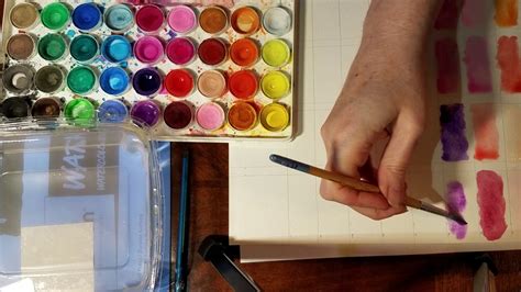 Artist S Loft Fundamentals Color Pan Watercolors Palette Painting