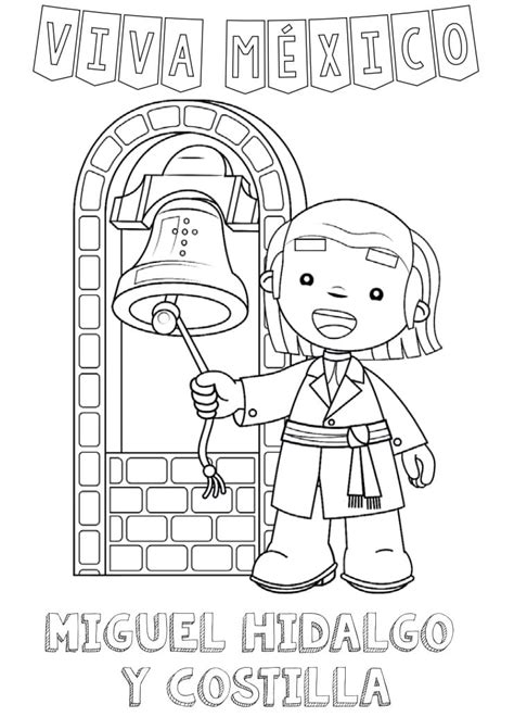 Miguel Hidalgo Y Costilla Para Colorear Coloring Pages To Print Free