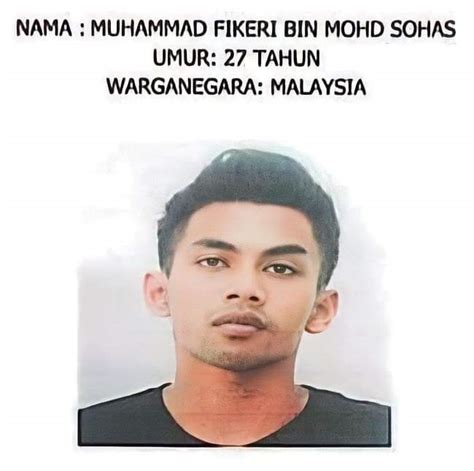 MyWatch On Twitter Polis Sedang Mengesan Muhammad Fikeri Mohd Sohas