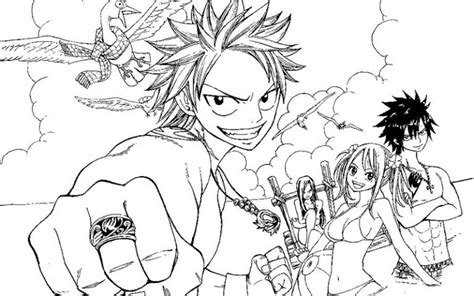 Fairy Tail Coloring Page Free Printable Coloring Pages On Coloori