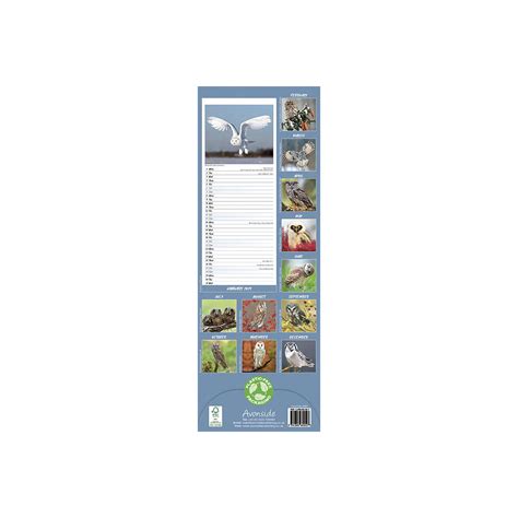 Calendrier Chouette Slim