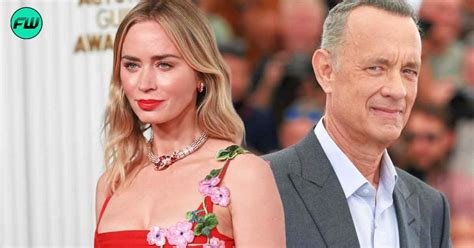 Emily Blunt Was Embarrassed About Crawling Naked Over Tom Hanks In