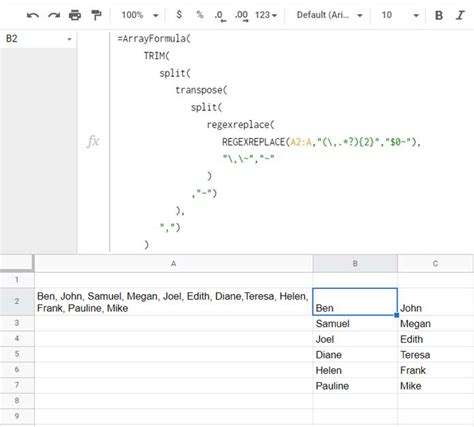 How To Replace Every Nth Delimiter In Google Sheets