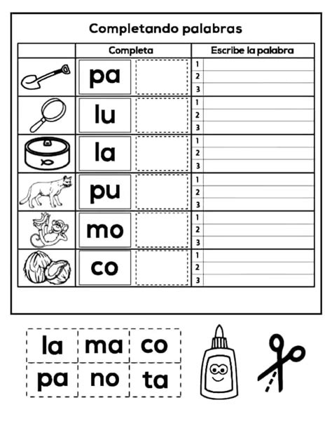 Cuadernillo Recortable De Lecto Escritura 1er Grado Profe Social