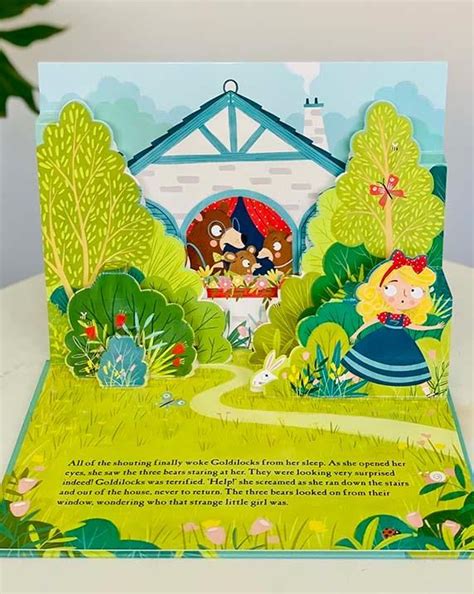 FAIRY TALE POP UP BOOK GOLDILOCKS AND THE THREE BEARS Mickey S Bookstore