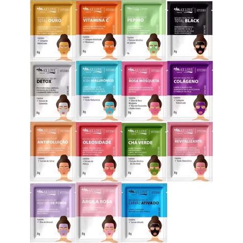 Máscara Para Limpeza Facial Skin Care Max Love 50g Máscara Vitamina c