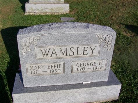 George Washington Wamsley 1870 1946 Find A Grave Memorial